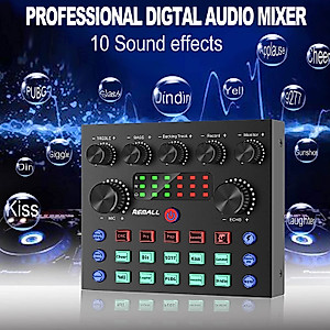 REMALL Sound Effects Board for Podcast (V8)