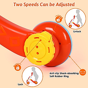 Baby Walker for 1 Year Old Boys Girls, Sit to Stand Learning Walker with Kids Early Active Center & Removable Play Panel, Toddler Push Walking Toy for 9 12 18 Months Christmas Birthday Gift