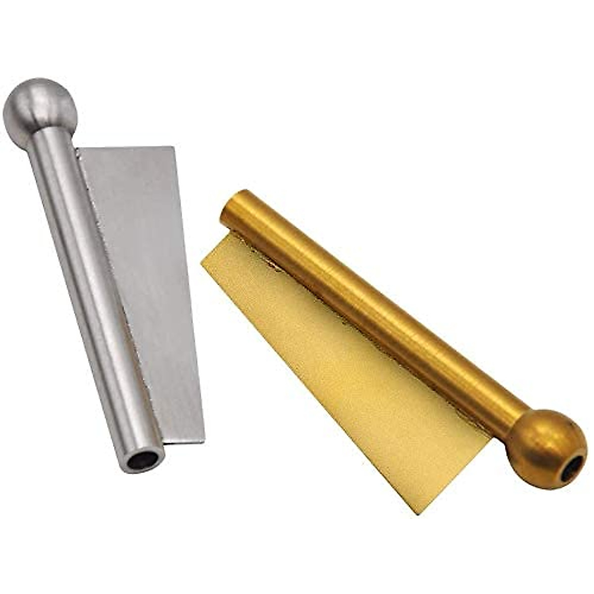 Nasal Vacuum Style, Sniffer Snorter Straw, Pure Stainless Steel Bullet Snuff Bottle, 3-Pack Gold…