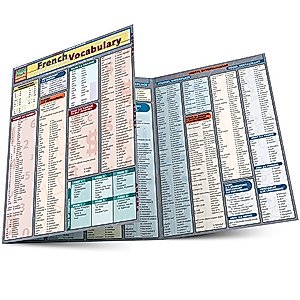French Vocabulary QuickStudy Laminated Reference Guide (QuickStudy Academic)