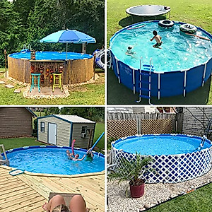 Lovinouse 12FT x 30 Inch Above Ground Swimming Pool, Metal Frame Swim Pools for Yard, Outdoor Summer Fun (12ft x 30 inch)