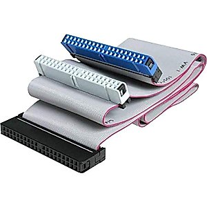 StarTech.com 18in Dual Drive Ultra ATA IDE Hard Drive Cable - IDE / EIDE cable - UDMA 66/100 - 40 pin IDC (F) to 40 pin IDC (F) - 1.6 ft - IDE66, Gray
