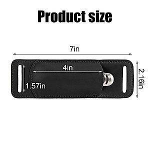 Knife Sheath,Leather Knife Sheath for Belt,Horizontal Carry Pocket Knife Holder,EDC Belt Organizer,Handmade Compact Draw Knife Holster,EDC Pocket Organizer,Sheath for Folding Knife,Gifts for Men Dad