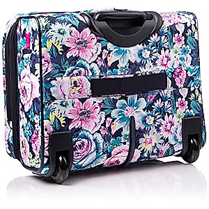 Vera Bradley Women's Softside Rolling Work Bag, Garden Grove, One Size