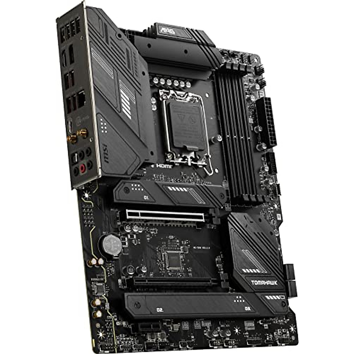 MSI MAG B760 Tomahawk WiFi Gaming Motherboard (Supports 12th/13th Gen Intel Processors, LGA 1700, DDR5, PCIe 5.0, M.2, 2.5Gbps LAN, USB 3.2 Gen2, Wi-Fi 6E, ATX)