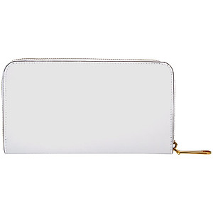 Fendi Zip-Around Ladies Large White Leather Wallet 8M0299A18BF11CB