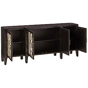 Acme Kacia Console Table in Antique Black