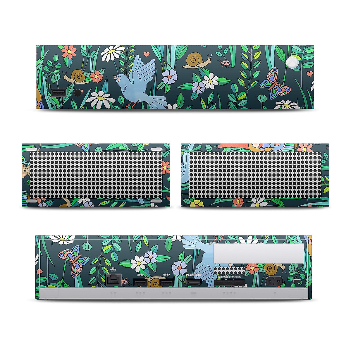 Head Case Designs Officially Licensed Micklyn Le Feuvre Gnome Family Love Art Mix Matte Vinyl Sticker Gaming Skin Case Cover Compatible with Xbox Series S Console