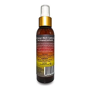 Well's Oil ROSEMARY + Jamaican Black Castor Oil Spray | 4oz(118ml) | Hair Detangler Spray | Increase Hair Growth, Scalp Treatment | Natural Leave-In Conditioner