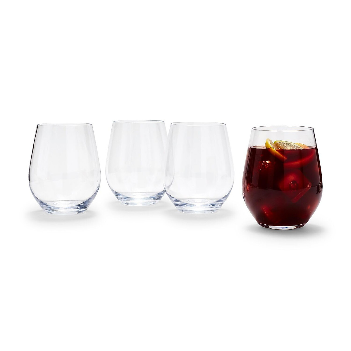 Sur La Table Outdoor Stemless Wine, Set of 4
