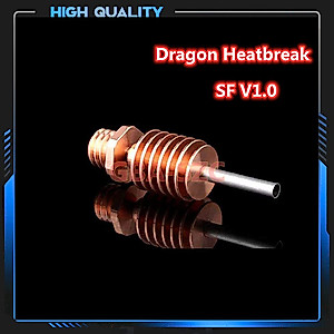 GBA-SZC Dragon Heatbreak Standard Flow V1.0 Heat Break Repair Parts/High Temperature for Dragon HOTEND V1.0.（SF V1.0）