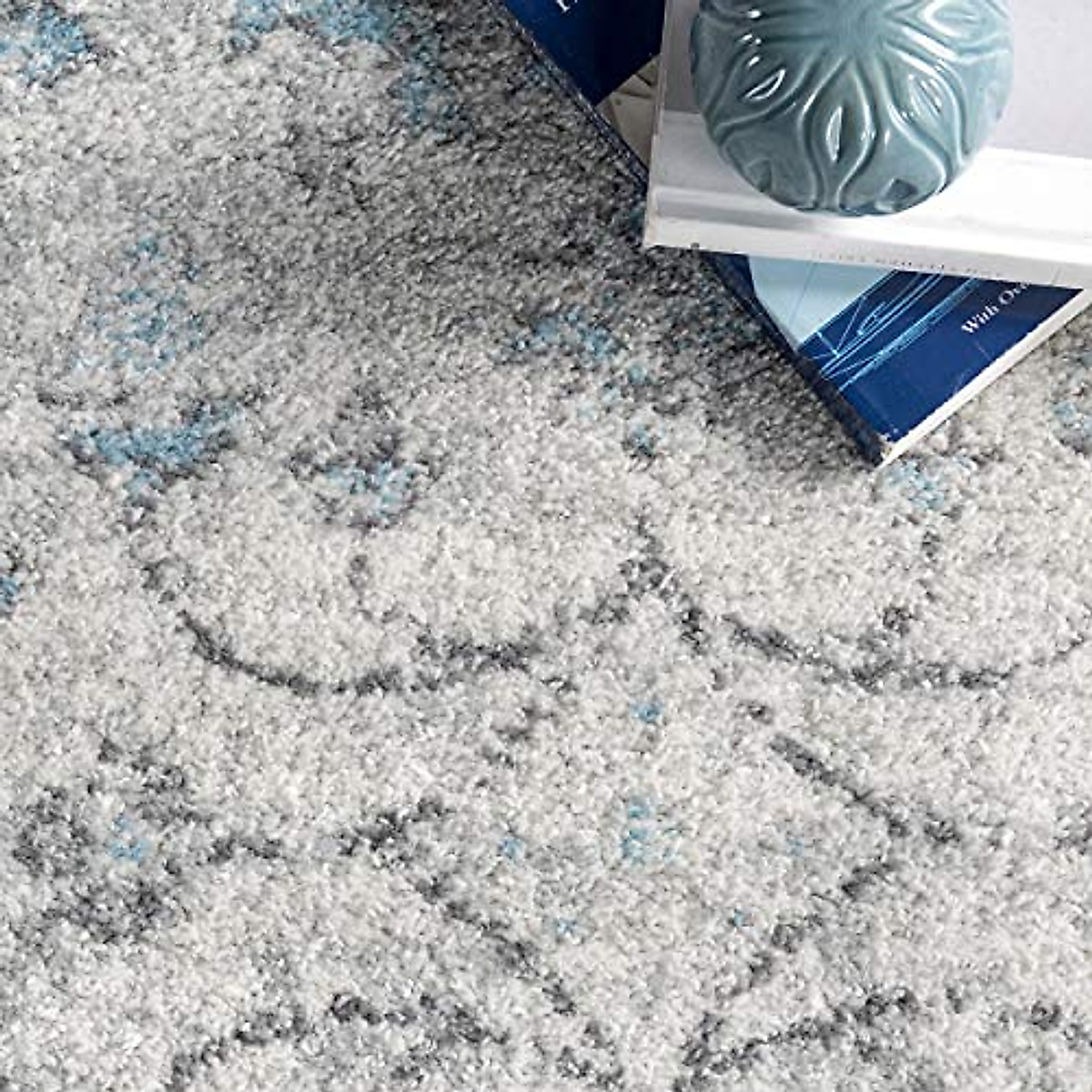 nuLOOM Rio Transitional Farmhouse Area Rug, 5' x 7' 5", Aqua