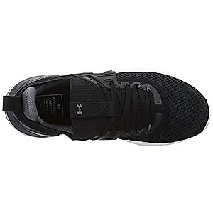 Under Armour Men's Project Rock 4 Training Shoe (10.5, Black/White, Numeric_10_Point_5)