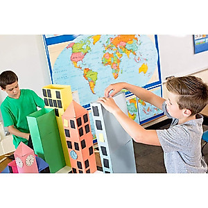 Riverside 3D Construction Paper, Green, 12"x18", 50 Sheets