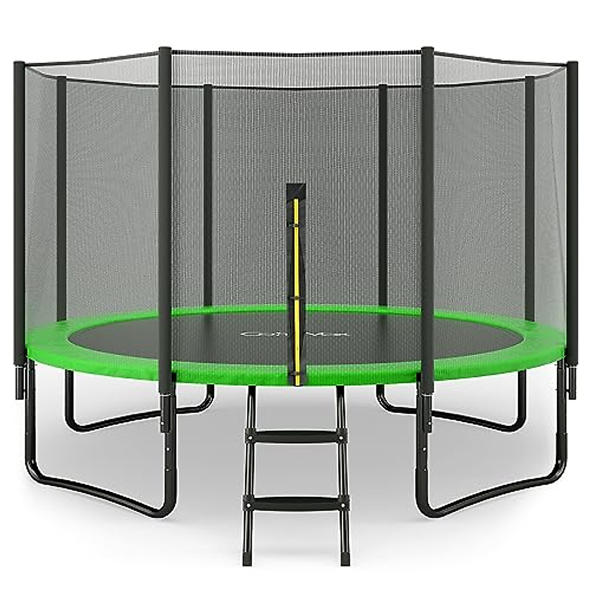 CalmMax Trampolines 12FT Jump Recreational Trampolines with Enclosure Net - ASTM Approved - Combo Bounce Outdoor Trampoline for Kids Family Happy Time
