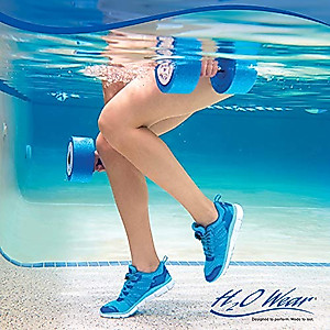 H2O Wear Aqua Vibe Women’s Water Aerobics Shoe/Water Sneaker Size Ladies Size 8 Marine Blue