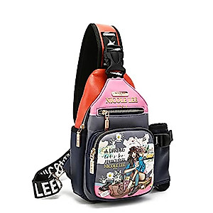 Nicole Lee SLING BACKPACK WITH BOTTLE HOLDER (TOGETHER WE STAND)