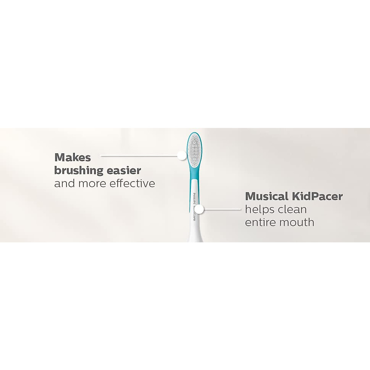 Philips Sonicare for Kids 3+ Bluetooth Connected Rechargeable Electric Power Toothbrush, Interactive for Better Brushing, Pink, HX6351/41