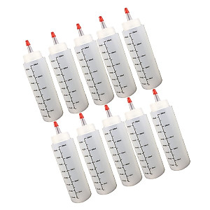 20 Pcs Ketchup Dispenser Food Container Cruet Salad Dressing Bottle Squeeze Bottles for Sauces Cooking Oil Dispenser Honey Dispenser With Cover Squeeze Sauce Bottle White