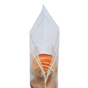 Green Harvest 9" x 14" x 4" Resealable Clear Zipper Stand Up Pouch Bag Gusset Bottom Food Storage Heat Seal Packaging - Large - 50 Count