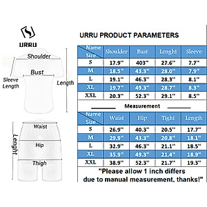 URRU Mens Short Sleeve Casual Polo Shirt and Shorts Sets Two Piece Summer Outfits Tracksuit Set for Men White L