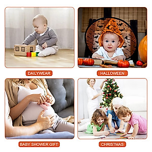 SOBOWO Baby Boy Pants 0-3 Months Newborn Pants Boys Baby Infant Cotton Crawling Pants for Newborn Boys Girls Pack of 2 (0-3 Months, Black/Black)