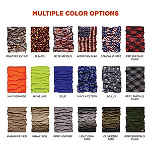 Ergodyne - 42121 Chill Its 6485 Neck Gaiter, Multiple Ways to Wear Headband, Sweat-Wicking American Flag