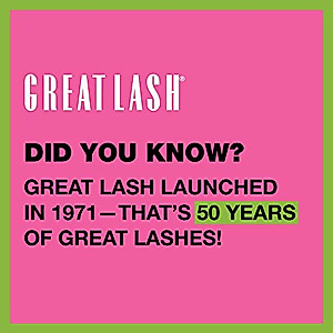 Maybelline New York Great Lash Washable Mascara, Very Black (Pack of 2)