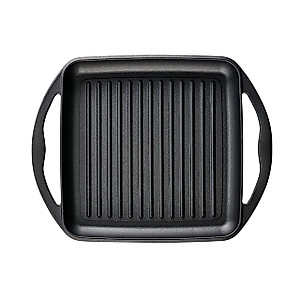 Tramontina Pre-Seasoned Grill and Griddle Set Cast Iron 2 Pack, 80131/042DS