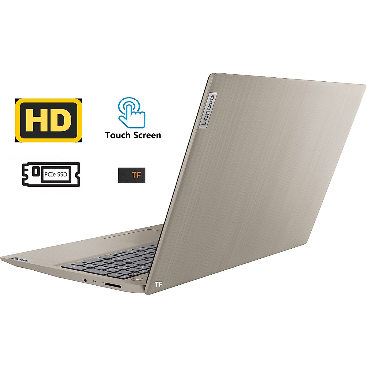 Lenovo 2022 Newest Flagship Ideapad Laptop: 15.6" HD Touchscreen, 11th Gen Intel i3-1115G4(Upto 4.1Ghz), 8GB RAM, 256GB SSD, UHD Graphics, Webcam, WiFi, Bluetooth, Dolby, HDMI, Win10S, TF