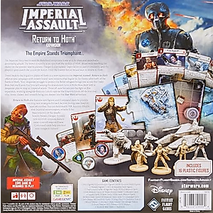 Star Wars Imperial Assault Board Game Return to Hoth EXPANSION - Epic Sci-Fi Miniatures Strategy Game for Kids and Adults, Ages 14+, 1-5 Players, 1-2 Hour Playtime, Made by Fantasy Flight Games