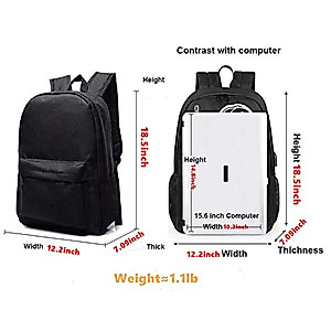 Unisex Messi Graphic Knapsack Water Resistant Travel Rucksack-Students Casual Daily Bookbag Teens Durable Daypack