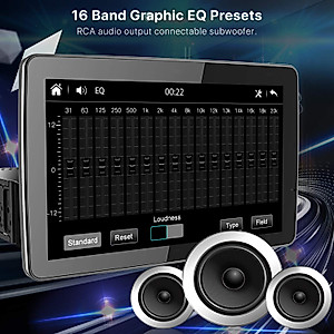 9" Single Din Car Stereo with Apple CarPlay, aboutBit Adjustable Multimedia Receiver with PhoneLink/Bluetooth/MIC/Dual USB/AM&FM Radio/USB & SD/Backup Camera/Steering Wheel Control