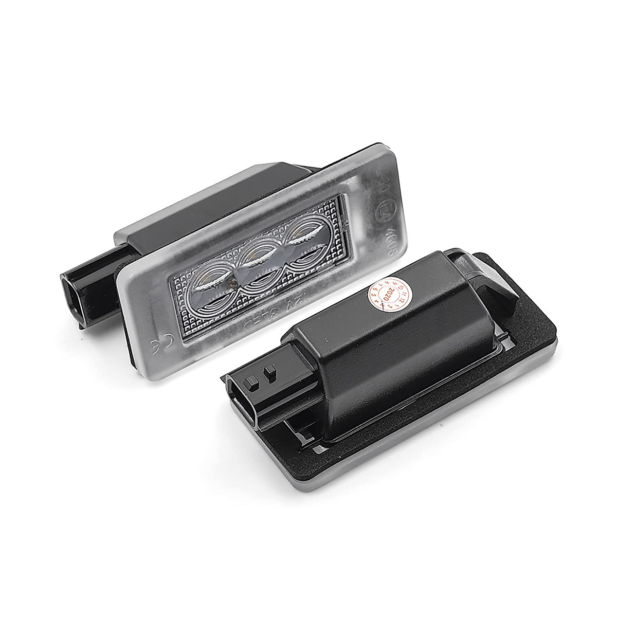 LED License Plate Lights Compatible w/ 2019-2021 Ni-ssan Altima Versa Sentra Rogue, OEM Led Number Lamps Replacement Canbus Error Free 6000K Xenon White Led Rear Tag Light Kit Assembly