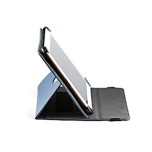 Navitech 7" Blue Leather Book Style Folio Case/Cover & Stylus Pen Compatible with The HP 7 Plus 1301 / HP Slate 7 HD/HP Slate 7 / HP Slate 7 Plus HD/HP Slate 7 VoiceTab