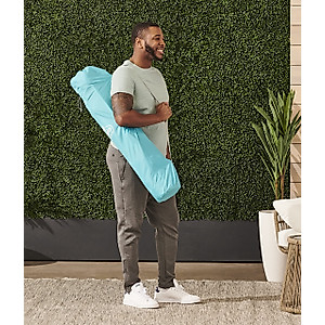 Regalo My Portable Play Yard Indoor and Outdoor, Washable, White/Gray/Teal, 6-Panel