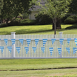 118ft Oktoberfest Pennant Banner- Double Side Oktoberfest Bavarian Flags- Oktoberfest Decorations- Oktoberfest Pennant Banner- Oktoberfest Party Supplies- Bavarian Beer Festival Outdoor Indoor Decor
