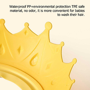 Baby | Baby Crown Bath Head Visor, Adjustable Kids, Baby Shampoo Shower Protection Waterproof Bathing Hat for Toddler Children