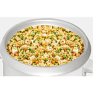 Bene Casa Rice Cooker with glass lid,10-Cup Dishwasher safe rice cooker with auto cut off, steamer rice maker with keep warm facility.