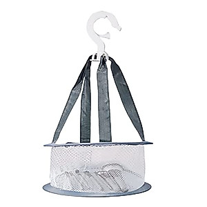 Mini Mesh Shower Dry Basket, Hanging Drying Net, Bath Dryer Hanging Mesh For Makeup Brush, Beauty Sponge Egg Blender, Windproof Airing Drip Dryer Rack For Bathroom, Bathroom Airing Net Basket