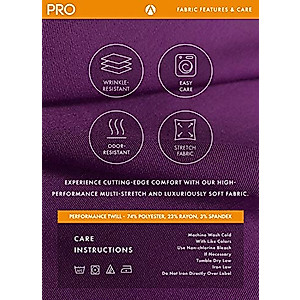 Adar Pro Scrubs for Women - Sweetheart V-Neck Scrub Top - P4210 - Black - S