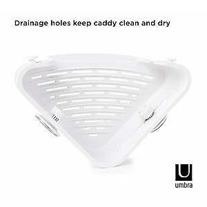 Umbra Flex Gel Lock Corner Shower Bin