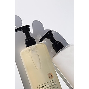 Kristin Ess Hair Fragrance Free Daily Cleansing Shampoo for Sensitive Skin or Scalp - Lightly Clarifying, Shine Enhancing + Hydrating - Vegan, Color + Keratin Safe, Silicone + Sulfate Free 33.8 fl oz