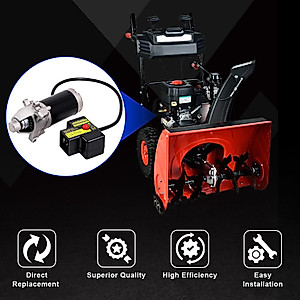 VORGENS 951-10645 751-10645 Electric Starter Snow Blower Engine Motor Compatible with MTD Troy-Bilt Huskee Craftsman Snow Thrower Engines Replace 951-10645A 751-10645A 951-10645B