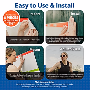 Pickleball Wall 3'x4' Dink Master Pickleball Practice Board, Pickleball Dink Master Pad, Transform Any Wall Into A Pickle Ball Court by Modfamily