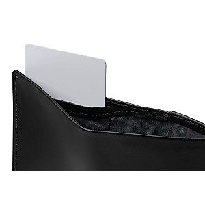 Bellroy Note Sleeve, Slim Leather Wallet, RFID Editions Available (Max. 11 Cards and Cash) - Black