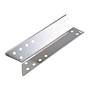 GasSaf Heat Plate Replacement for Kenmore 720-0670A,Nexgrill 720-0670C,Grill Master,Uberhaus and Others,4-Pcs Stainless Steal Heat Shield Plate Tent BBQ Burner Cover Flame Tamer(15 1/16x5 1/2inch)