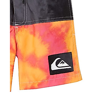 Quiksilver Boys' Acid Five 12 Volley Swim Trunk Bathing Suit, Shocking Pink, 2