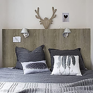 Peel and Stick Wallpaper Wood Contact Paper Gray Brown Removable Self-Adhesive Contact Paper Wood Grain Contact Paper for Cabinets Desks Decorative Home Furniture 78.7"x17.7"