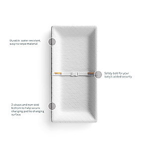 Storkcraft Brookside 6 Drawer Chest with Changing Topper and Change Pad - Black